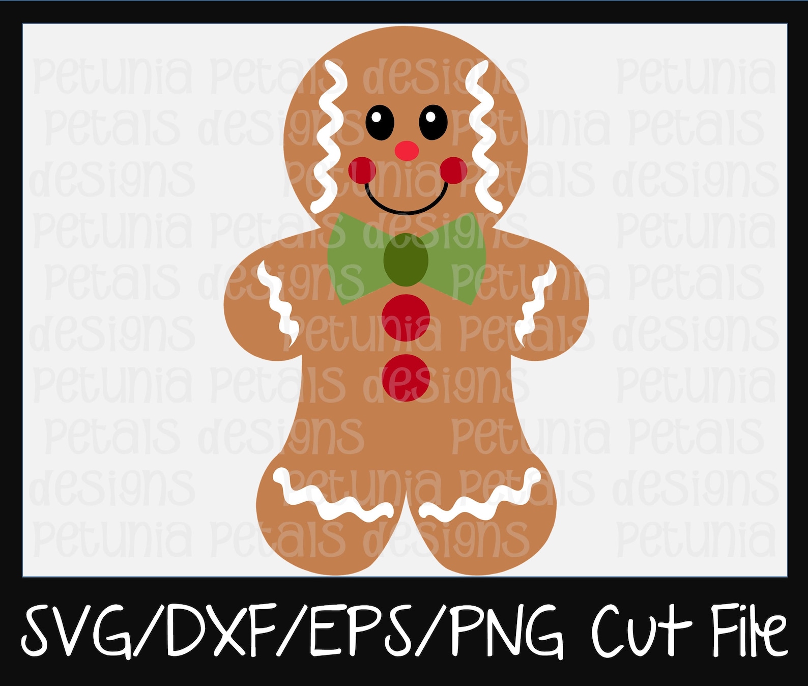 Gingerbread Boy SVG Cut File Christmas Cut File Gingerbread - Etsy