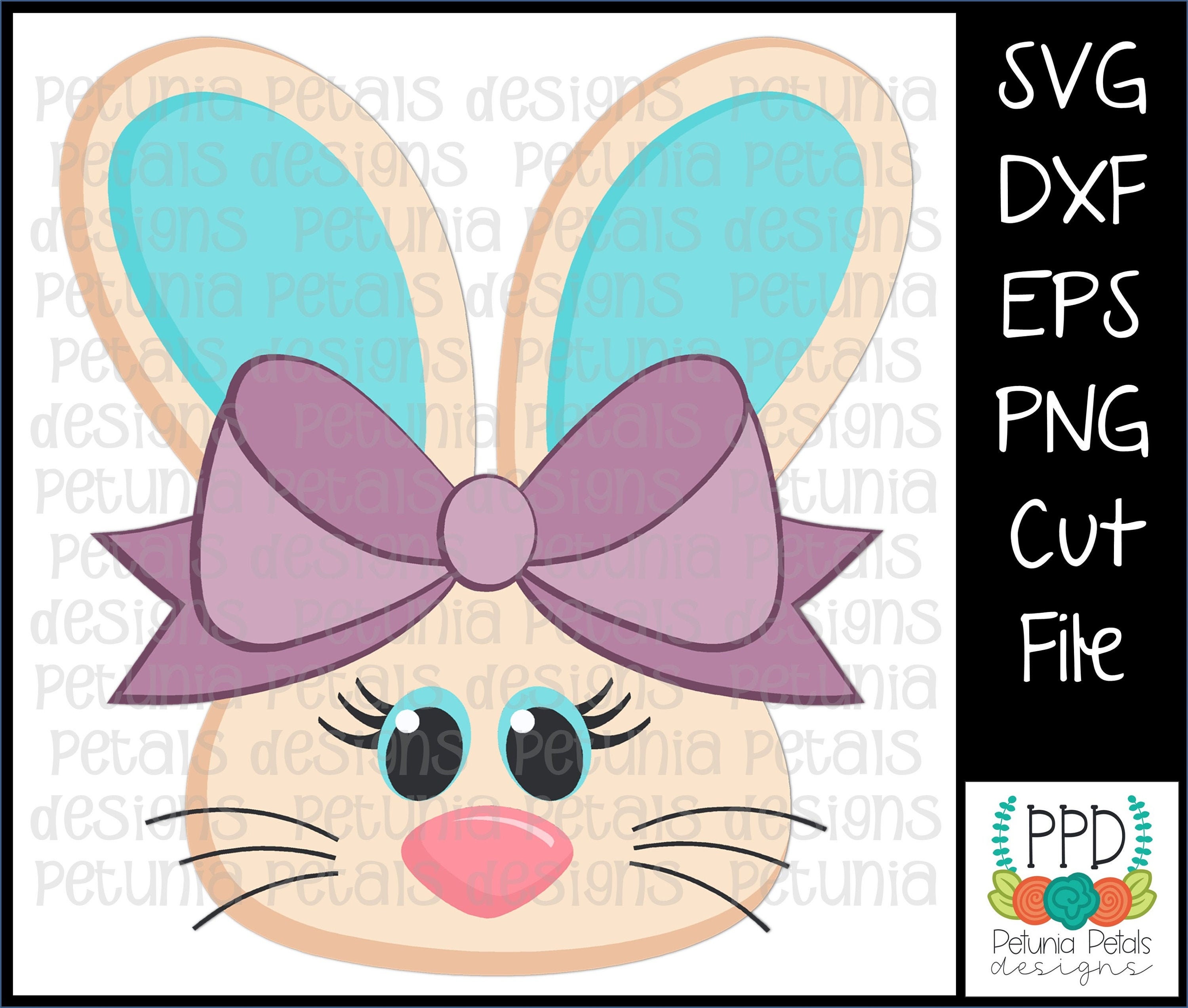 Easter Bunny SVG Cut File Easter Cut File Bunny SVG Rabbit | Etsy