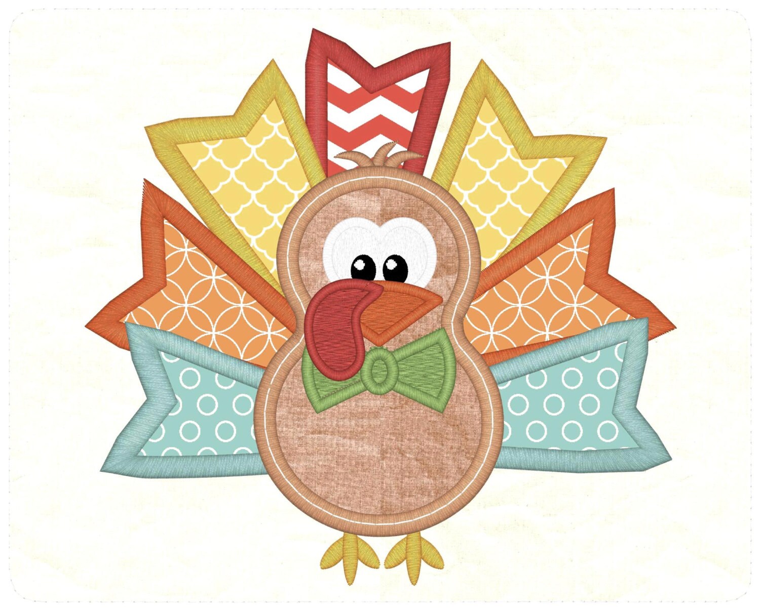Turkey Boy Applique Embroidery Design Fall Design Thanksgiving - Etsy