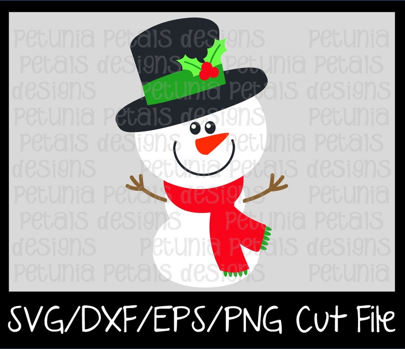 Snowman SVG Cut File Christmas Cut File Snowman SVG Winter | Etsy