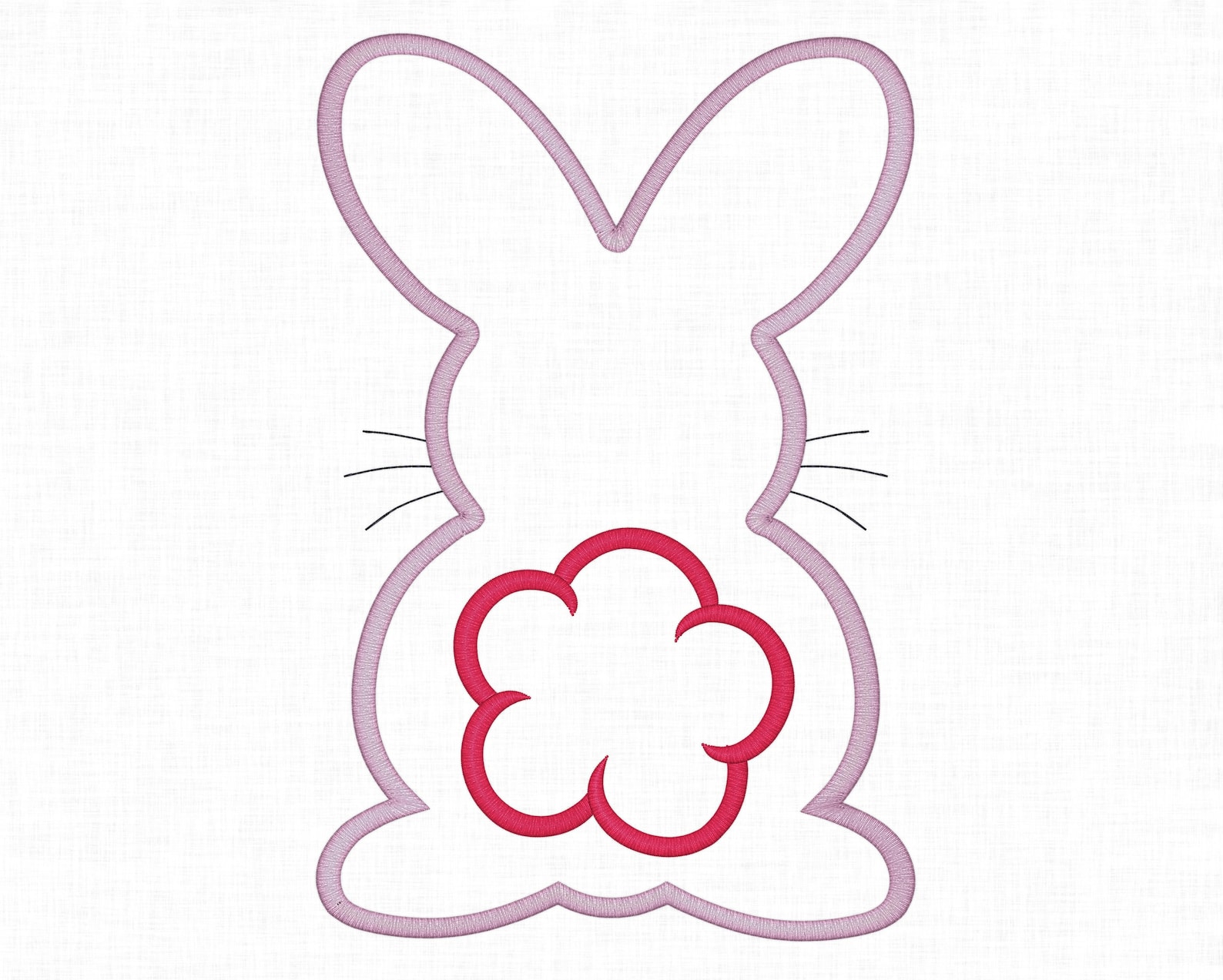 Easter Bunny Applique Design Easter Design Bunny Embroidery - Etsy