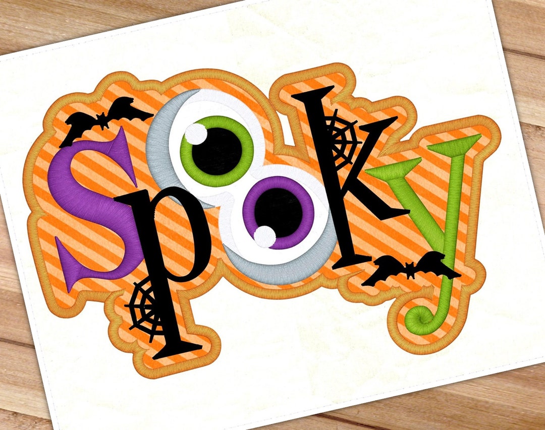 Spooky Machine Applique Design 1113 - Etsy