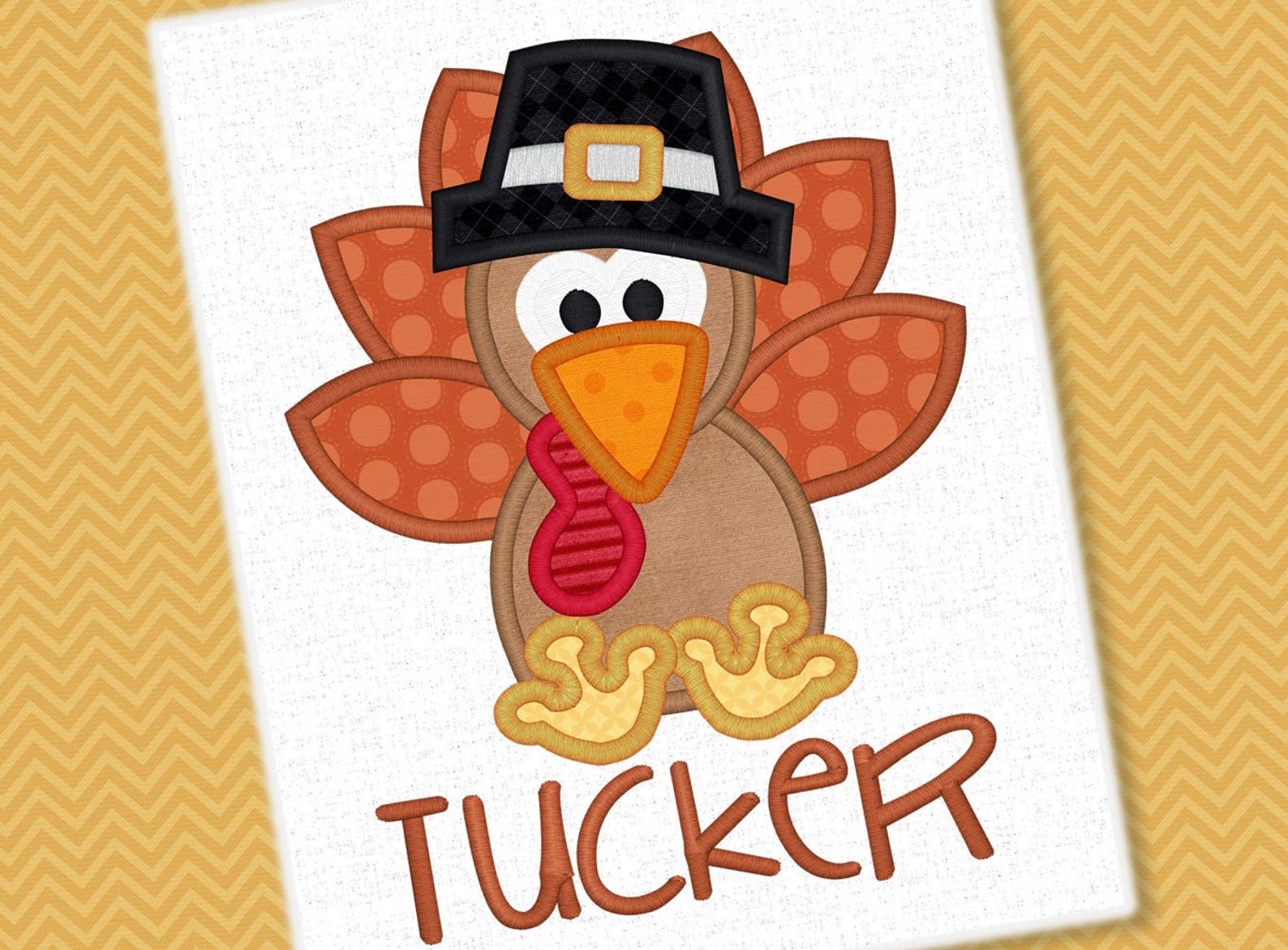 Turkey Applique Embroidery Design Thanksgiving Design Turkey - Etsy