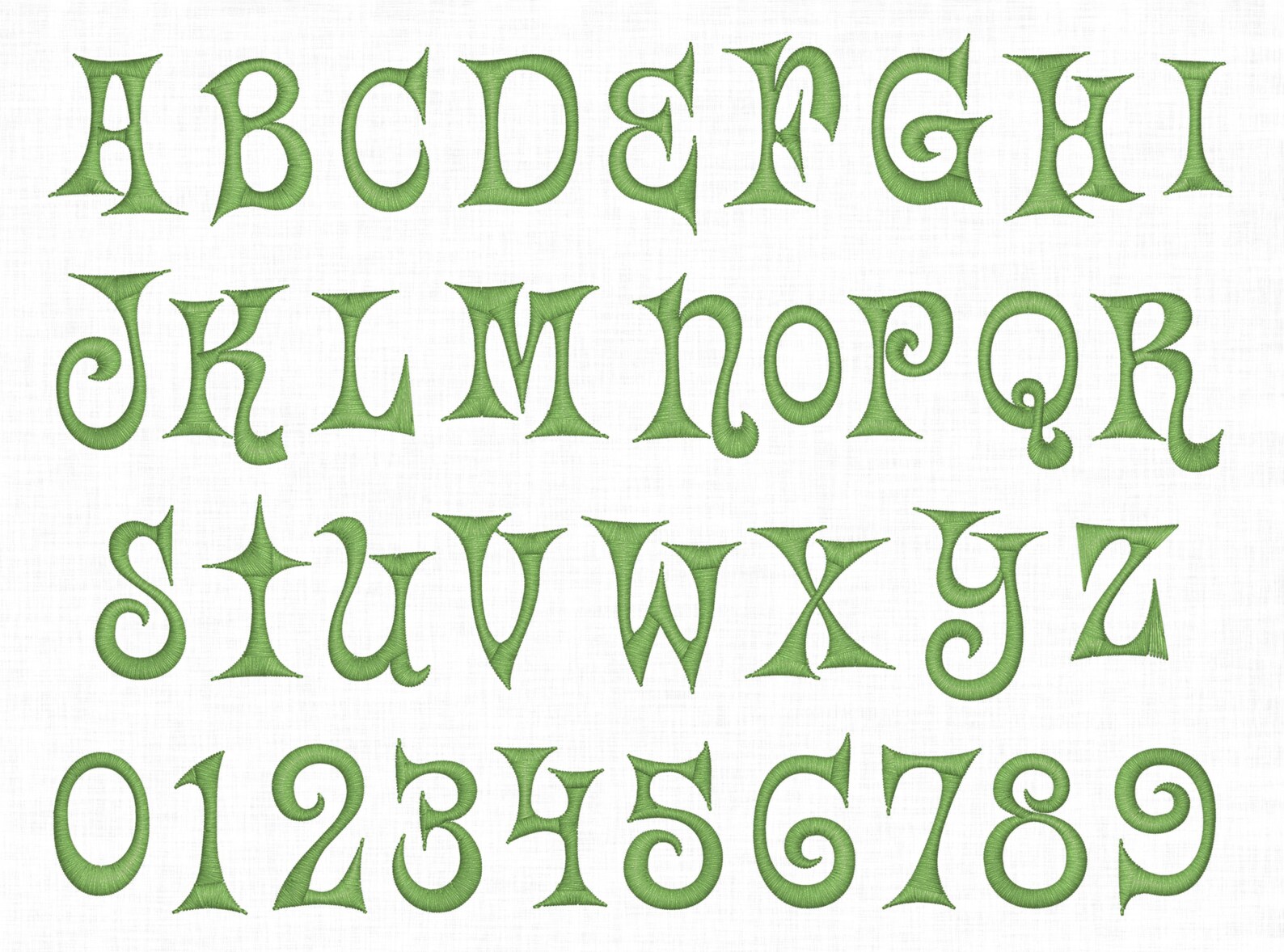 Benjamin Embroidery Font Alphabet Design Embroidery Font - Etsy Canada