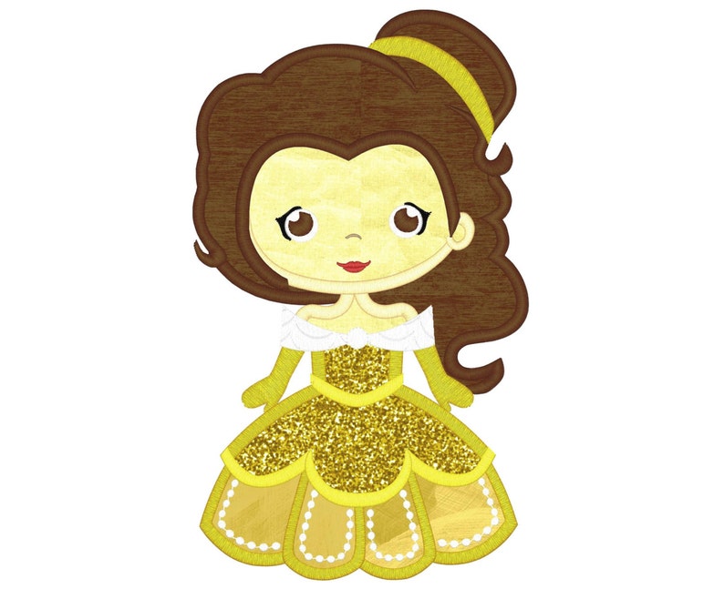 Fairytale Princess Machine Applique Design 1022 - Etsy
