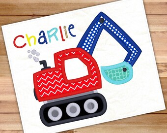Tow Truck Construction Applique Design Truck Design - Etsy