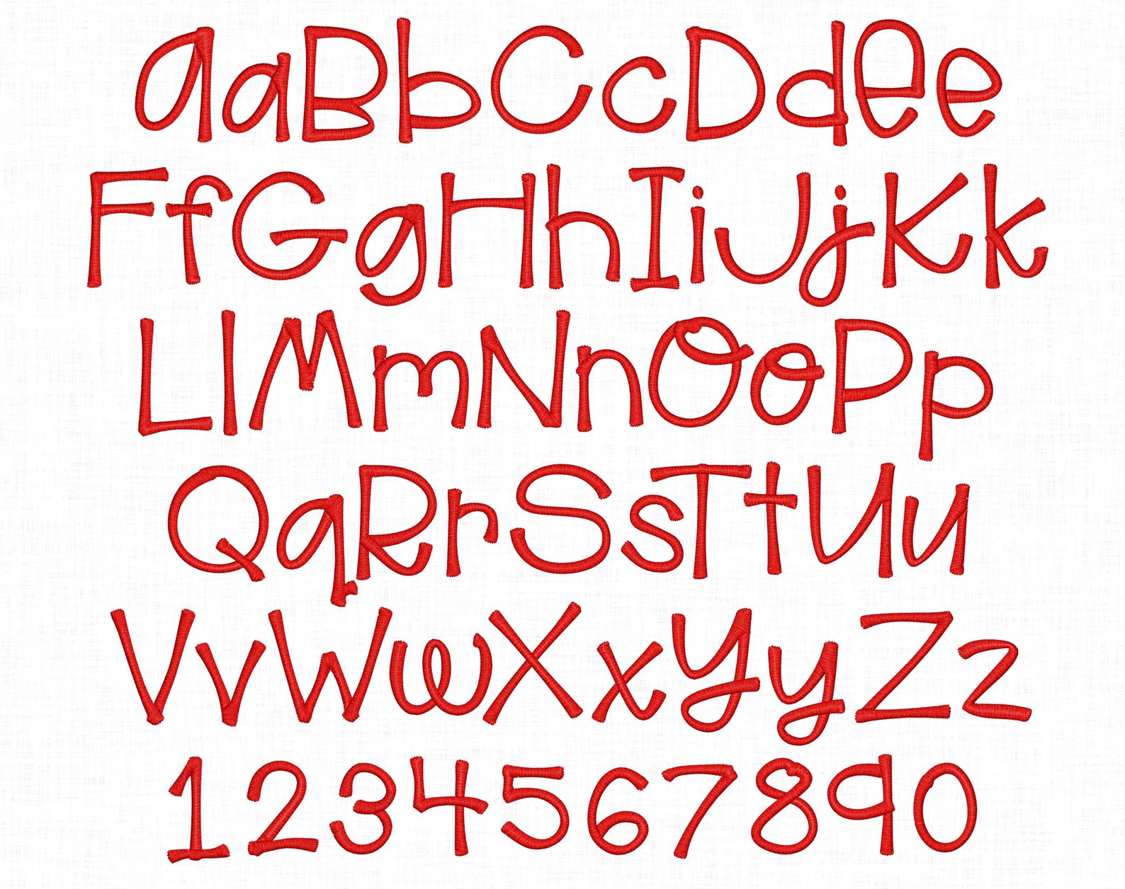 Reagan Embroidery Font Alphabet Design Embroidery Font - Etsy