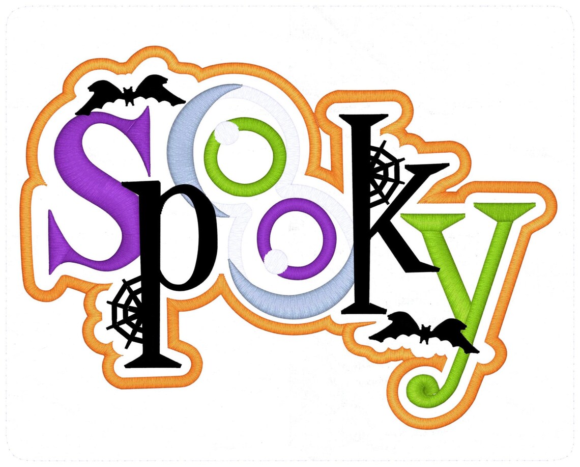 Spooky Machine Applique Design 1113 - Etsy
