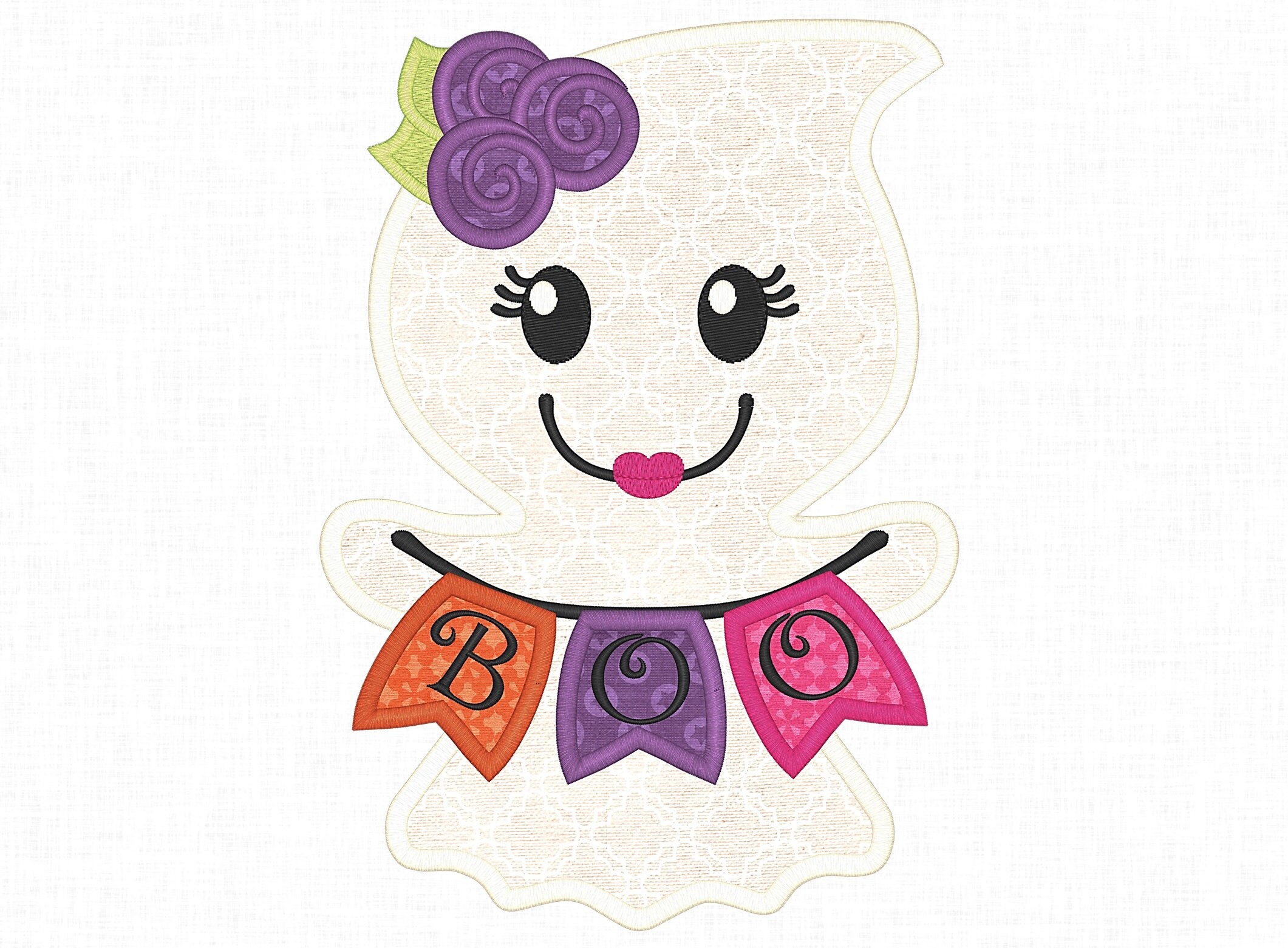 Ghost Applique Embroidery Design Halloween Design Ghost | Etsy