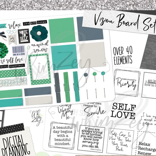 Dreamer Vision Board Set - Etsy