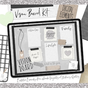 Vision Board Kit Digital Planning - Etsy