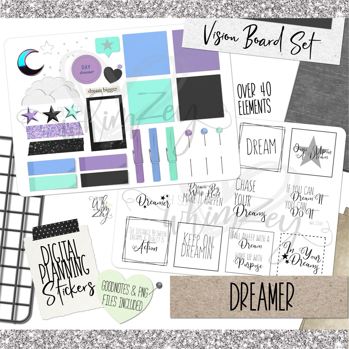 Dreamer Vision Board Set - Etsy