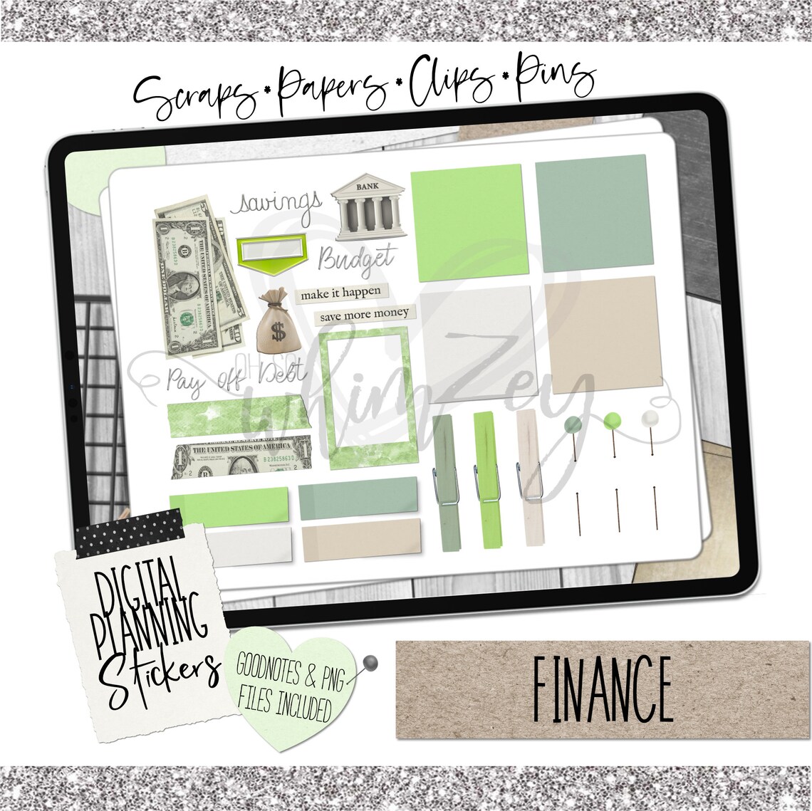 Finance Vision Board Set | Etsy