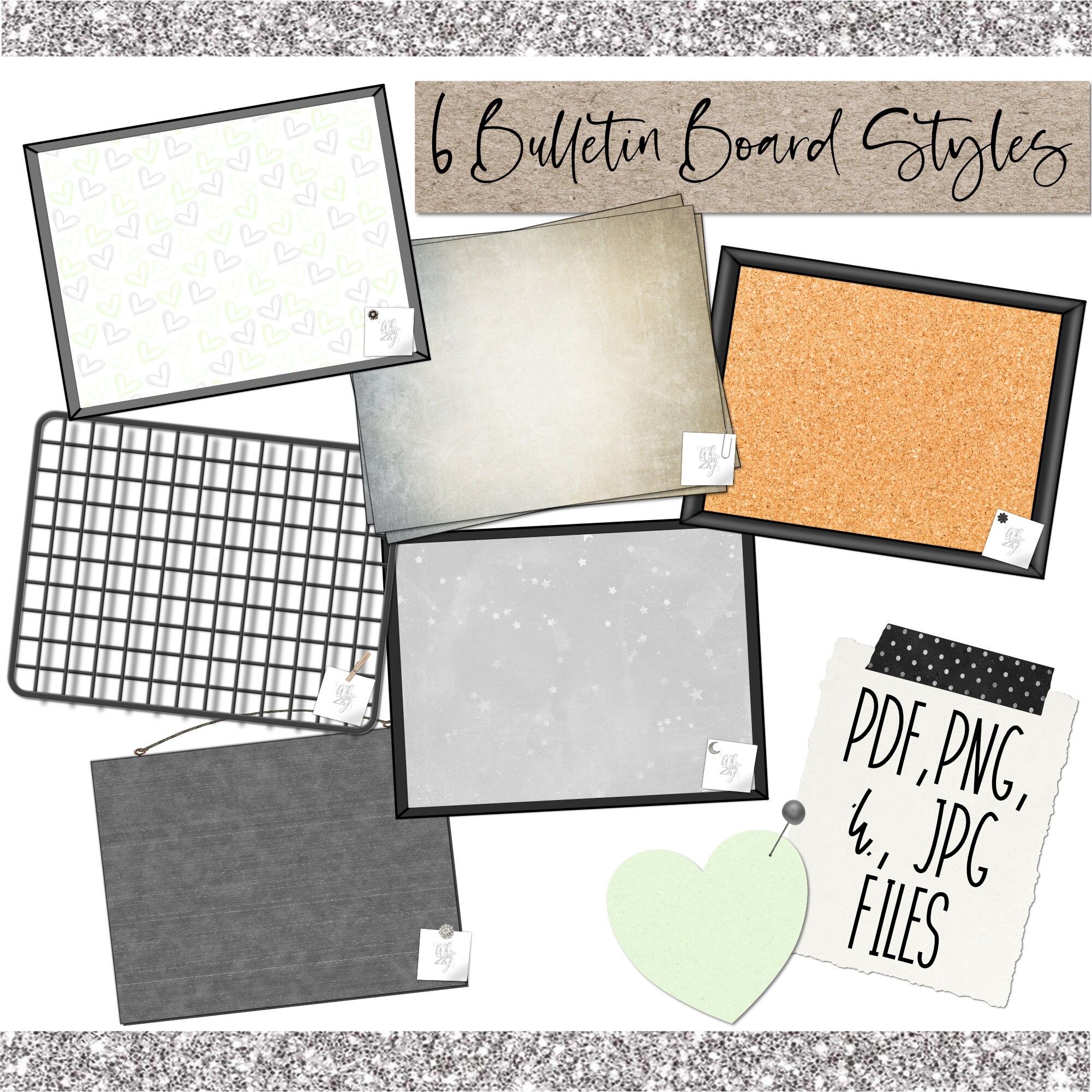 Vision Board Kit Digital Planning | Etsy