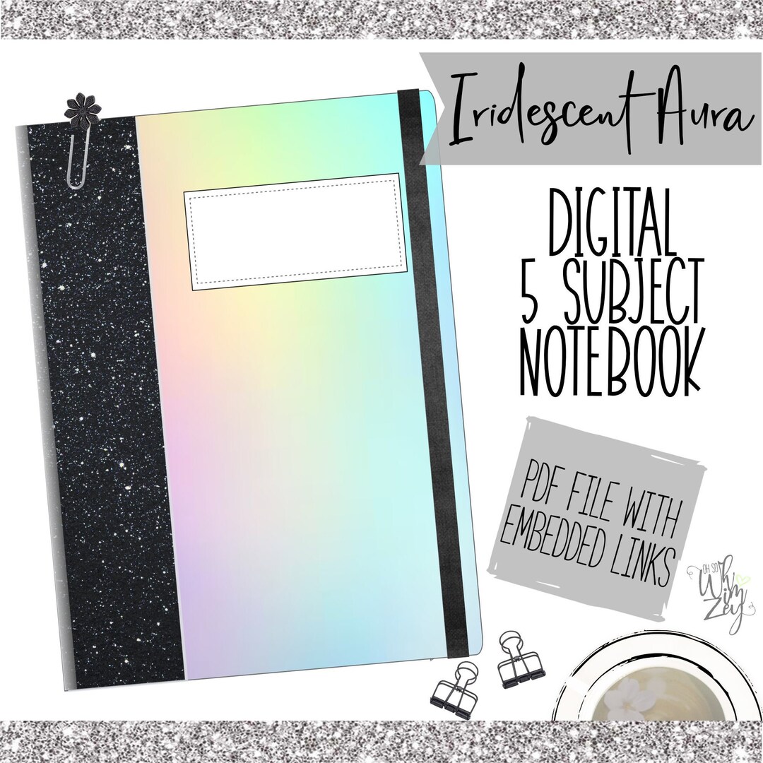 Iridescent Aura | Digital Notebook | Aesthetic & Functional for Digital ...