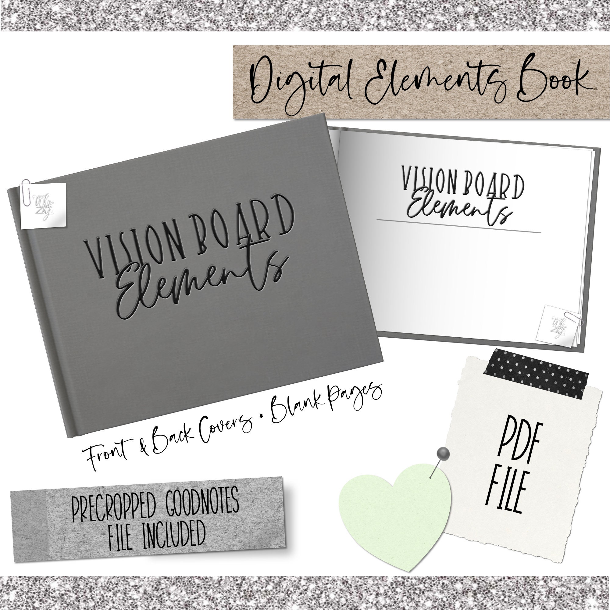 Vision Board Kit Digital Planning - Etsy