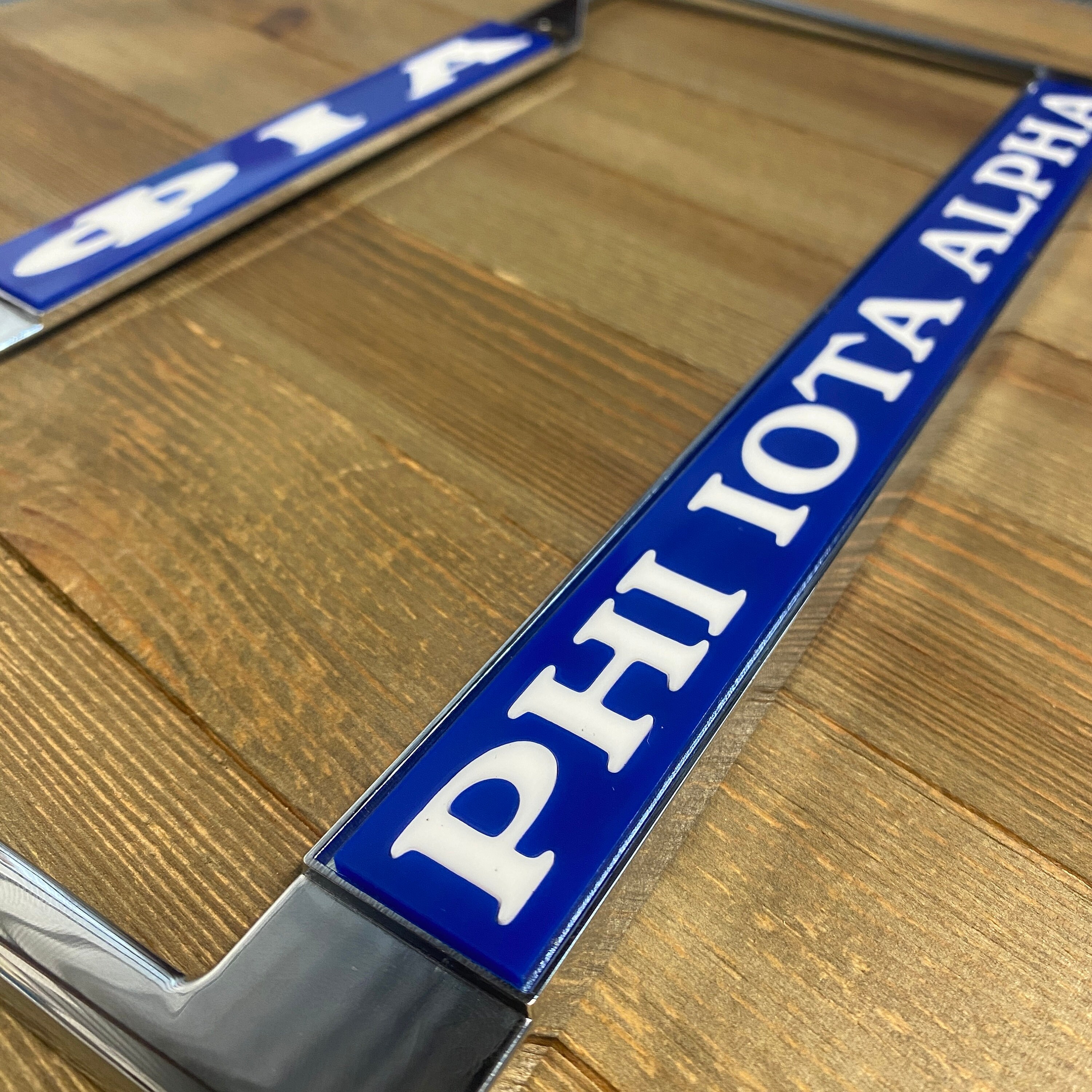 Custom Fraternity and Sorority Greek Acrylic License Plate - Etsy