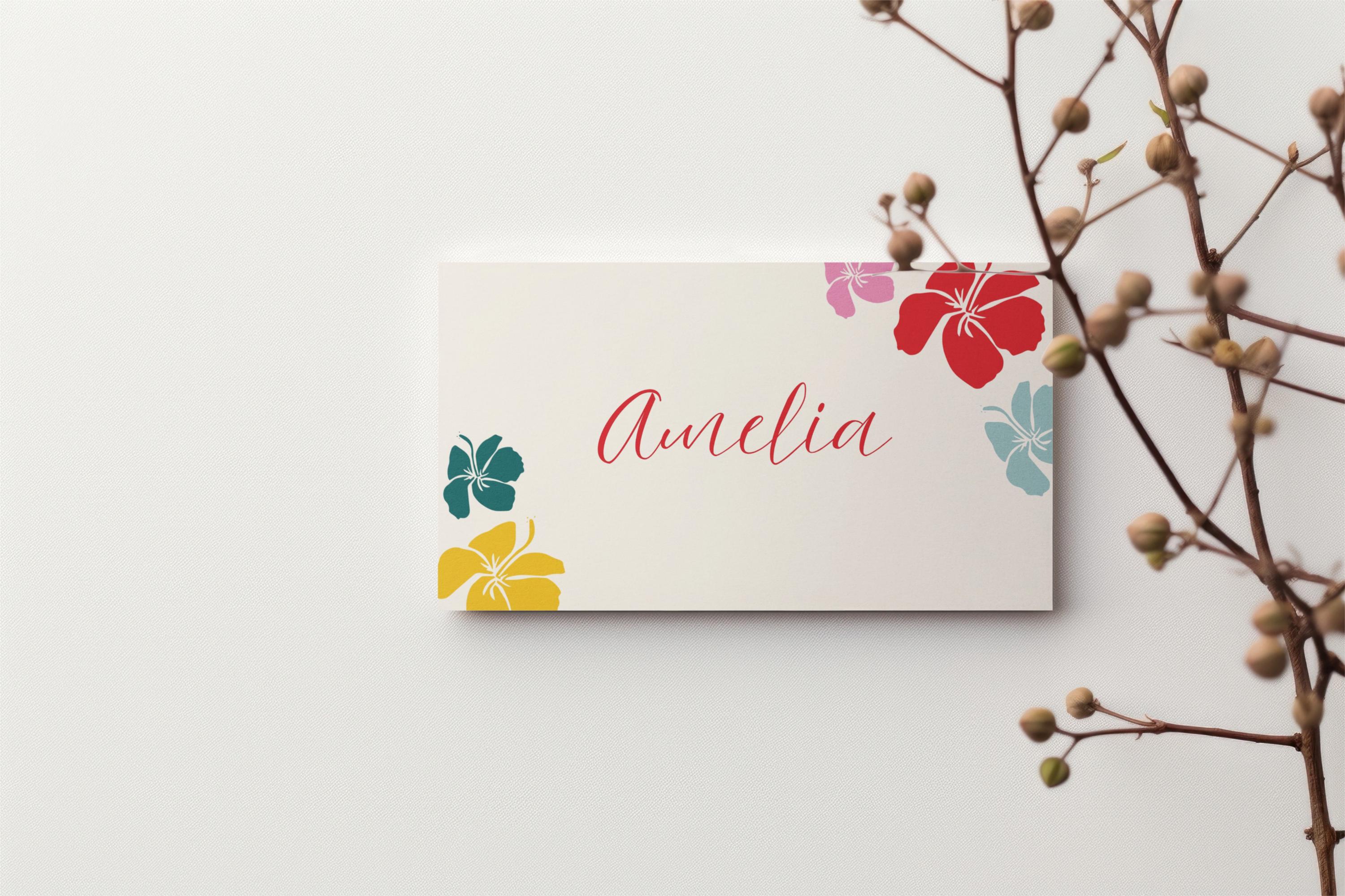 Editable Printable Name Cards Template, Canva Custom & Digital Download ...
