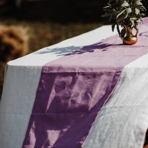 Pink Linen Table Runner - Dusty Pink Linen Table Runner - Lilac Linen ...