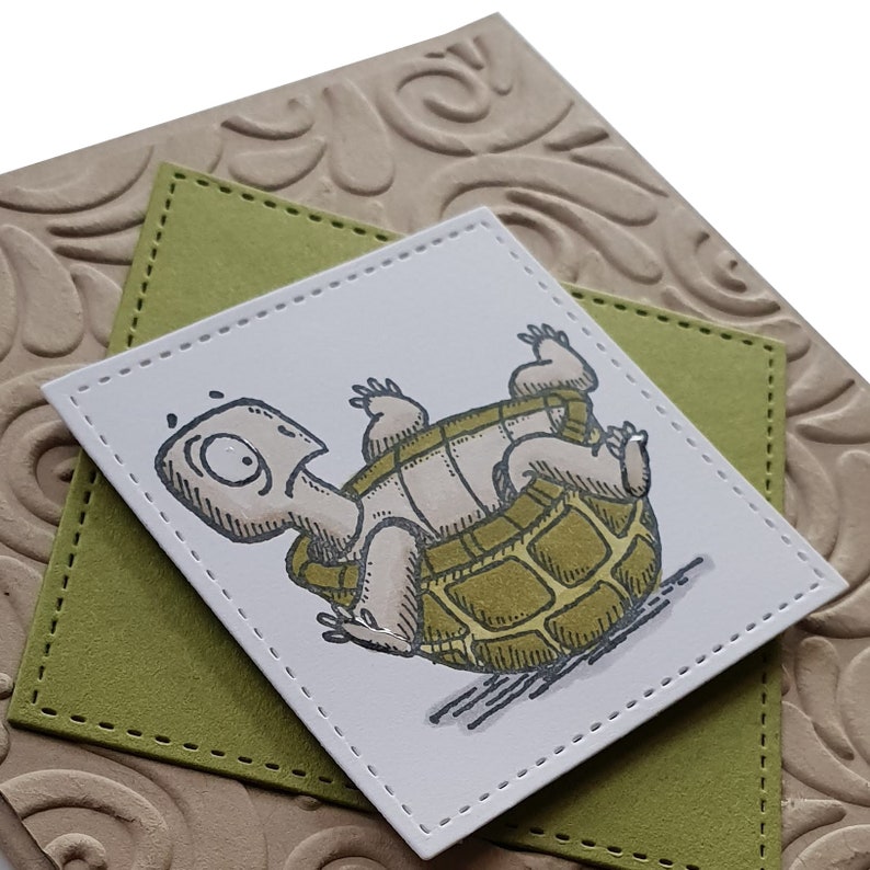 GET WELL CARD Turtle Card Get Well Soon Funny Get Well | Etsy