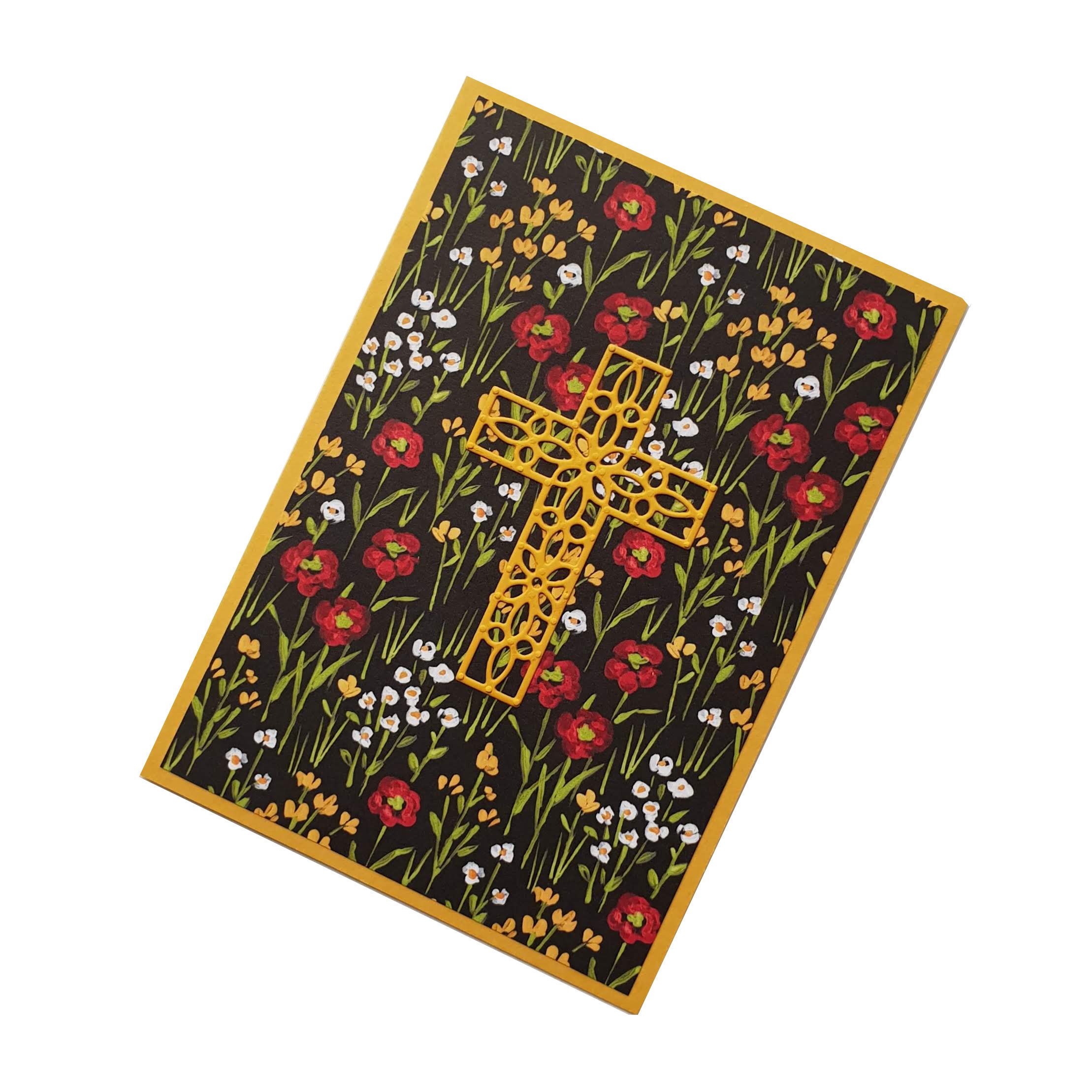 CHRISTIAN CARD with cross cross card card with cross | Etsy