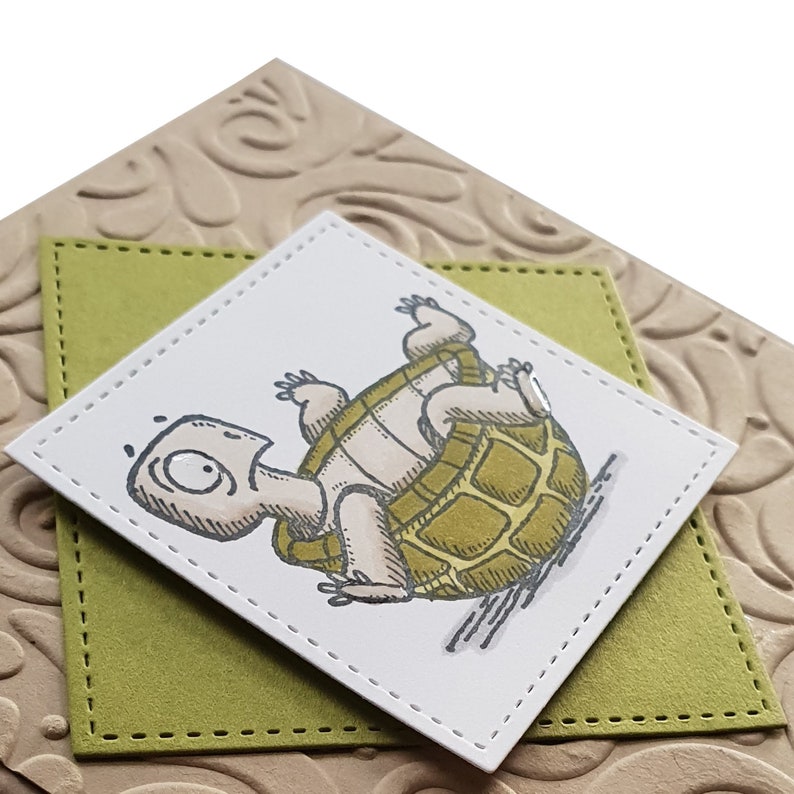 GET WELL CARD Turtle Card Get Well Soon Funny Get Well | Etsy