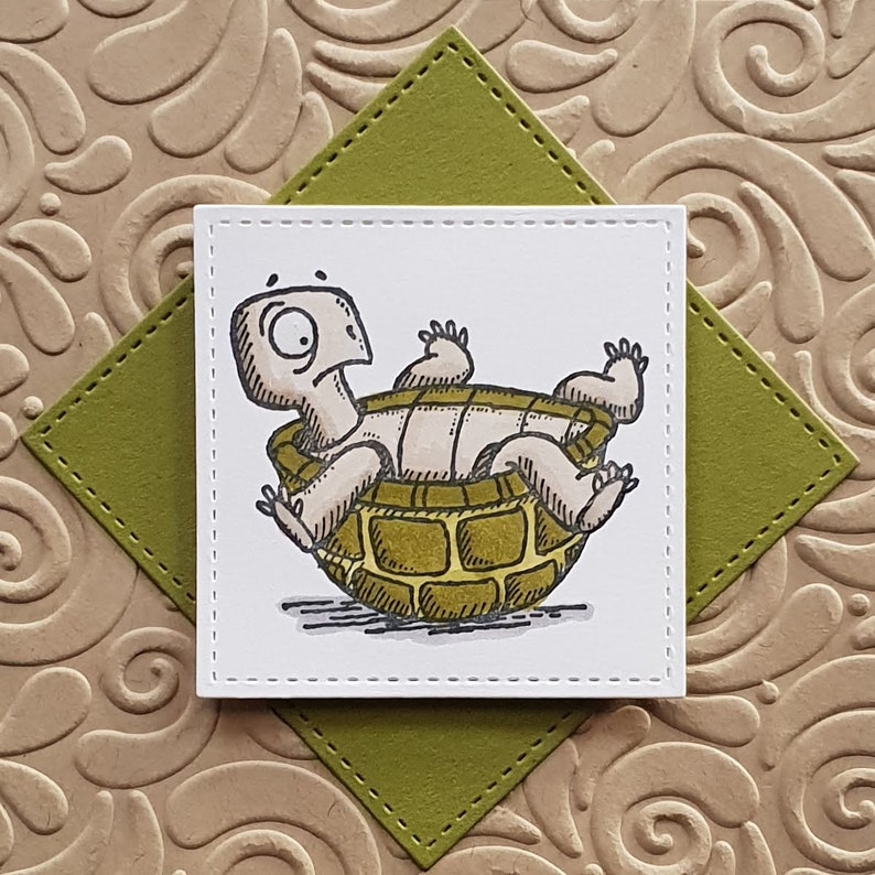 GET WELL CARD Turtle Card Get Well Soon Funny Get Well | Etsy