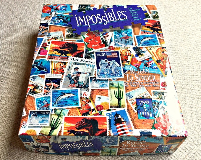 Impossibles Borderless Puzzle "return to Sender" With 755 Pieces Never ...
