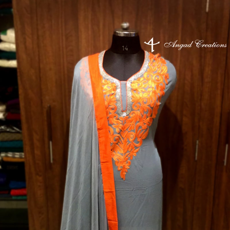 Cut Work Work Suit - Etsy