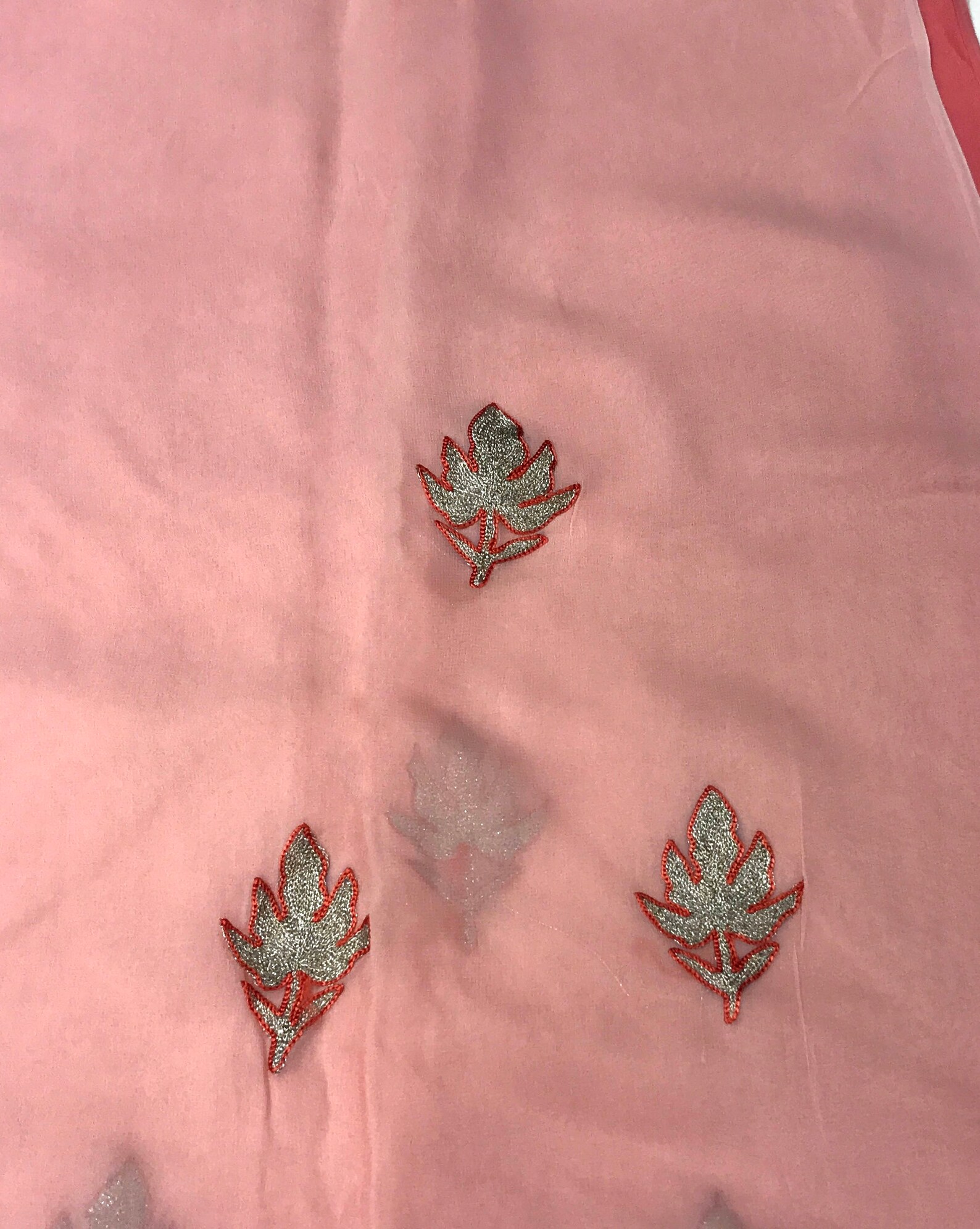 Zari Embroidery With Thread Outline Kashmiri Suit, Indian, Ethnic ...