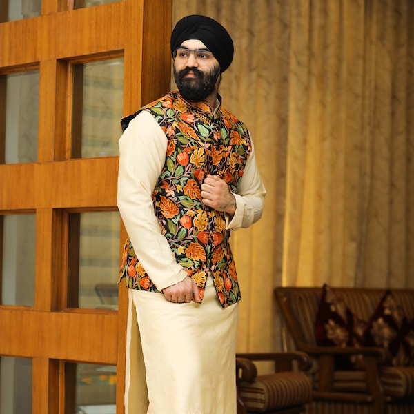 Mens Kashmiri Jacket - Etsy