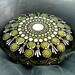 Green Mandala Dotting Stone - Etsy