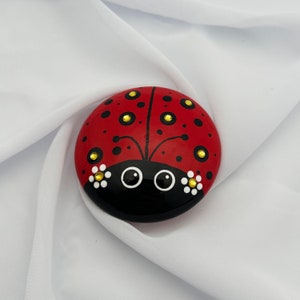 Mini Ladybug Dotting Stones - Etsy