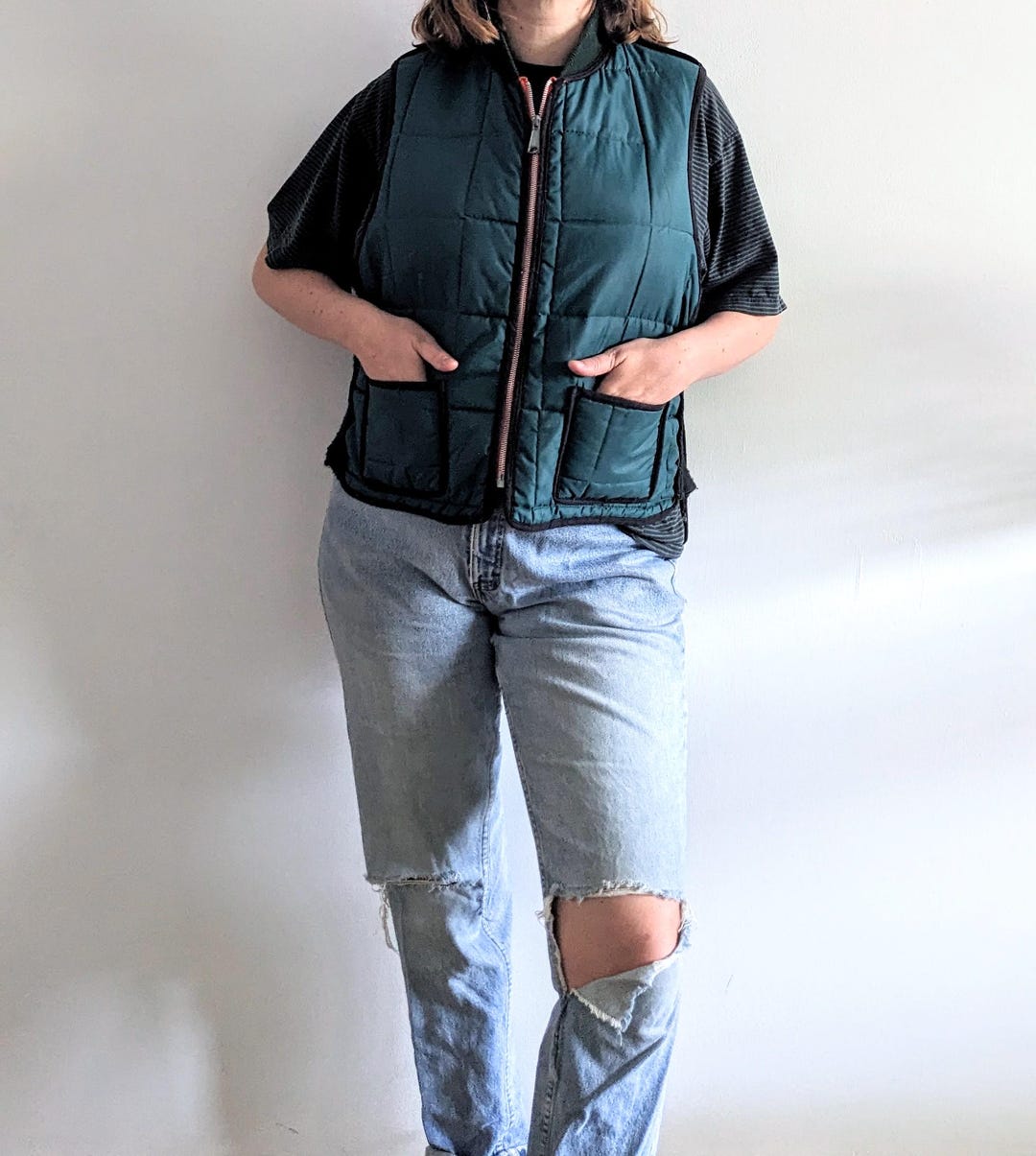 Quilted Reversible Hunting Vest- Vintage Transitional Shacket ...