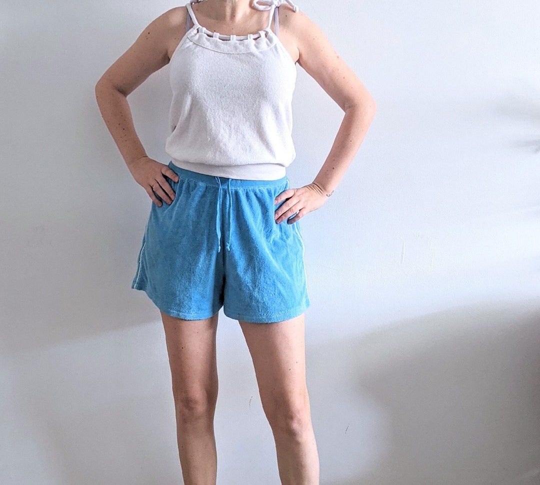 Retro Terry Cloth Shorts - Vintage Togo - Y2K Athleisure Summer ...
