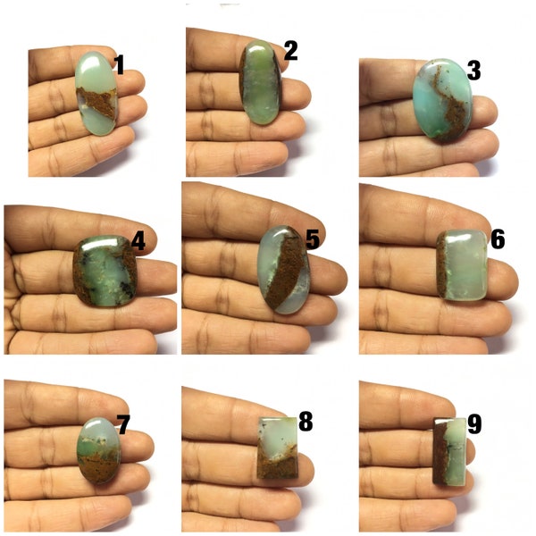Chrysoprase Jewelry - Etsy
