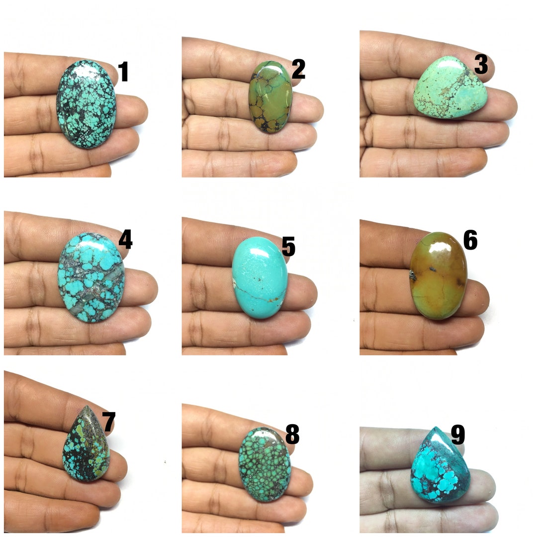 Natural Tibetan Turquoise Gemstone Turquoise Cabochon Tibetan Turquoise ...