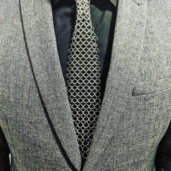 Chainmail Tie - Etsy