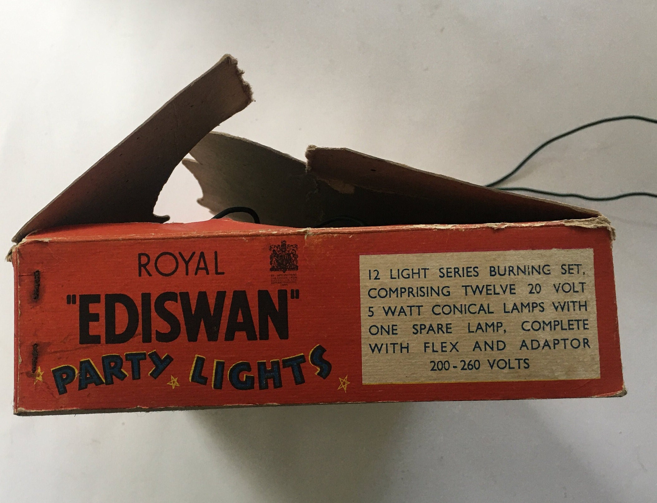 A Set of Royal ediswan 1950s Party/christmas Tree Lights - Etsy