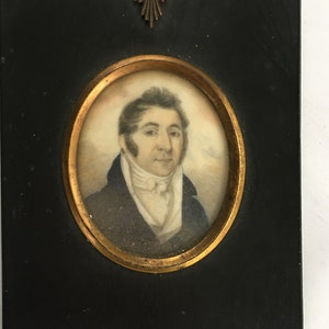 A Portrait Miniature of a Regency Gentleman - Etsy