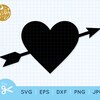 Arrow Heart Svg, Love Svg, Valentine's Day Svg, Valentine Svg, Cupid ...