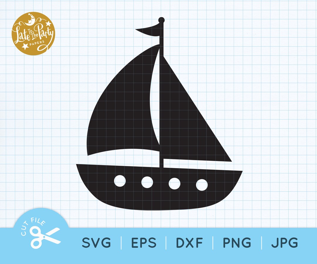 SAILBOAT SVG, Nautical Svg, Sailing Svg, Sailboat Silhouette, Sailboat ...