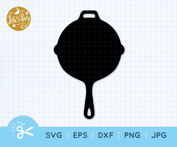 Skillet SVG Cut File SKILLET Cutting File Cast Iron Skillet - Etsy
