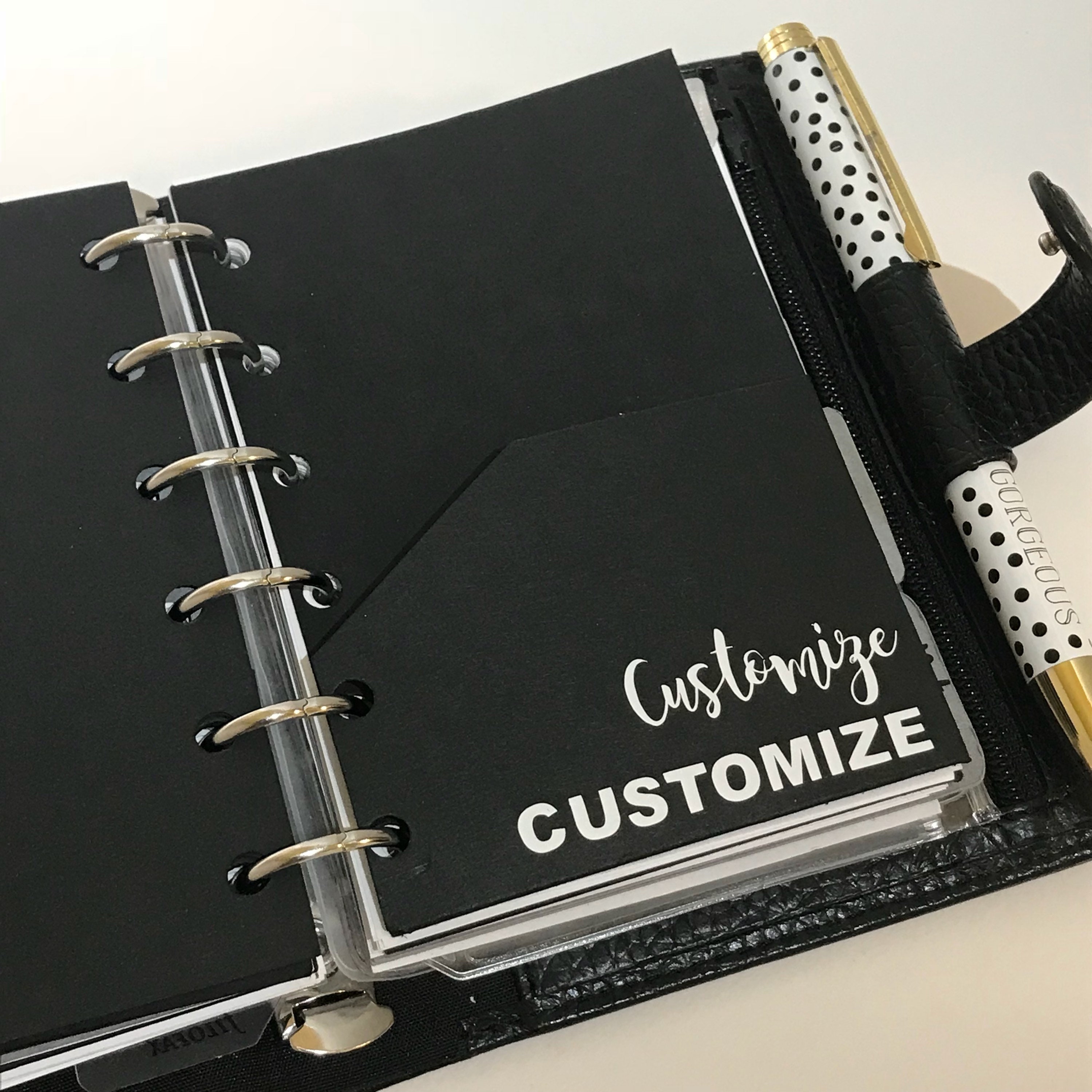 Pocket Planner Folder Pocket Size Planner - Etsy