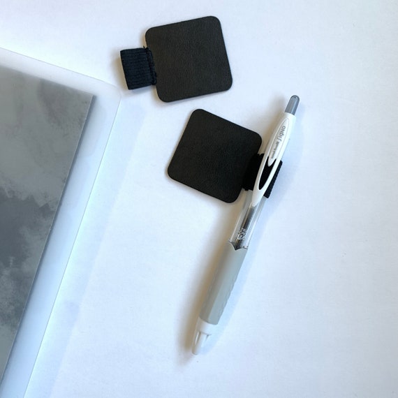 Black Planner Pen Loop Set of 2 | Etsy