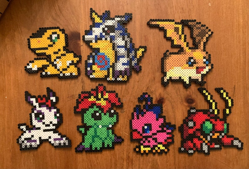Digimon Perler Bead - Etsy