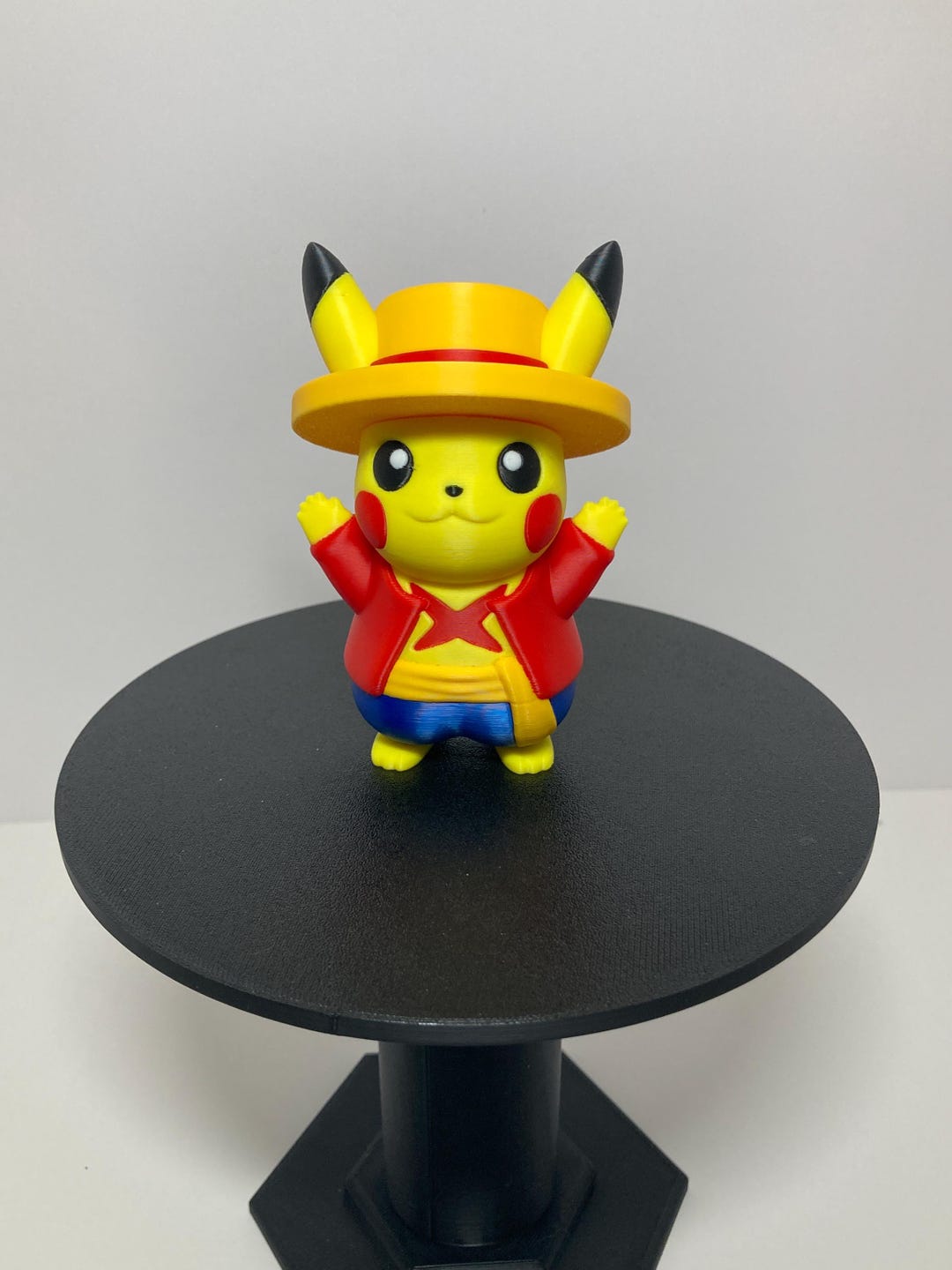 Pikachu X Luffy Fanmade Figurine. - Etsy