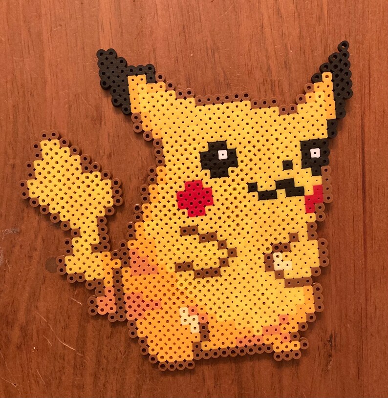Pikachu Pokemon Perler Bead - Etsy
