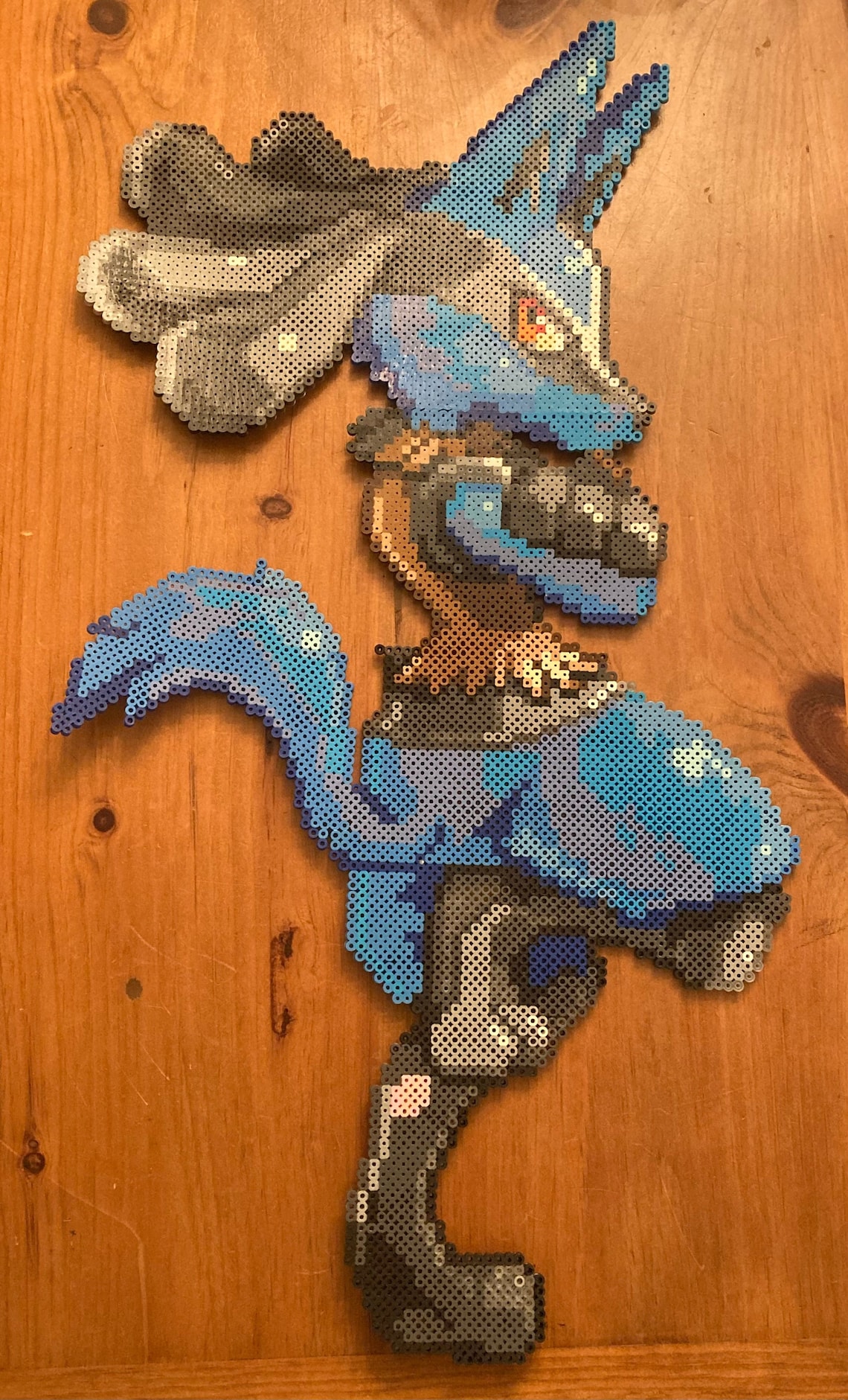 Pokemon Perler Riolu Lucario Mega Lucario Perler Bead Art Images And Porn Sex Picture
