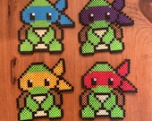 TMNT Teenage Mutant Ninja Turtle Perler Bead - Etsy